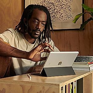 Apple iPad (9th Generation): with A13 Bionic chip, 10.2-inch Retina Display, 64GB, Wi-Fi, 12MP front/8MP Back Camera, Touch ID, All-Day Battery Life – Space Gray