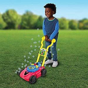 Disney Junior Mickey Mouse Bubble Mower, Pretend Play and Outdoor, Kids Toys for Ages 3 Up, Amazon Exclusive by Just Play