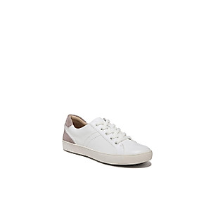 Naturalizer Womens Morrison Comfortable Lace Up Fashion Casual Sneaker,White Leather Taupe,8.5 W US