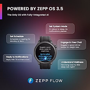 Amazfit Balance Smart Watch 46mm with Body Composition & Health Analysis, Sleep Recovery, GPS, Step Tracking, Alexa Built-In, Bluetooth Calling, 14-Day Battery Life (Grey)