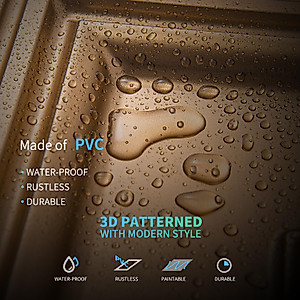 Art3d Drop Ceiling Tiles, 24x48in. Bronze (12-Pack)