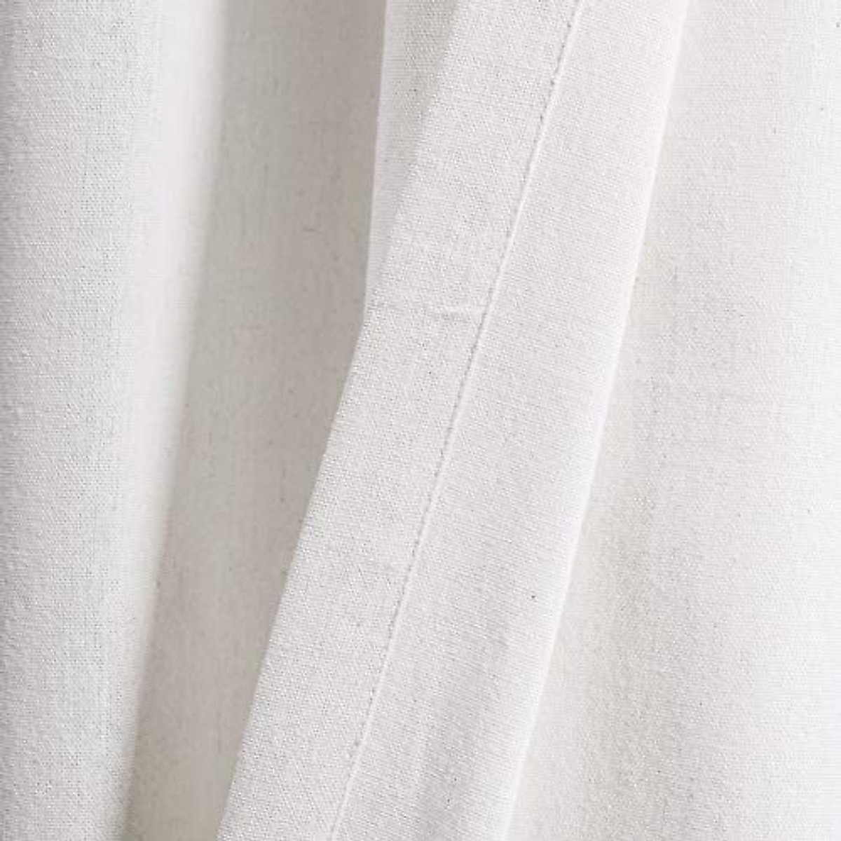 Lush Decor, Light Linen Lace Window Curtain Panel Pair, 84" x 38", 84 in x 38