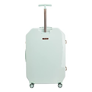 kensie Women's 3D Gemstone TSA Lock Hardside Spinner Luggage, Mint, 20-Inch Carry-On