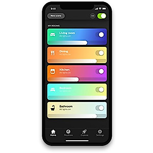 Philips Hue 2-Pack Premium Smart Light Starter Kit, 16 million colors, for most lamps & overhead lights, Works with Alexa, Apple HomeKit and Google Assistant, Soft White