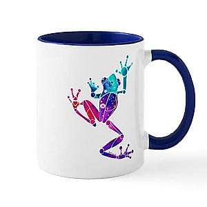 CafePress Crazy Purple Tree Frog Mug Ceramic Coffee Mug, Tea Cup 11 oz