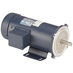Leeson 098032.00 SCR Rated DC Motor, 56C Frame, C-Face Rigid Mounting, 3/4HP, 1750 RPM,180V Voltage