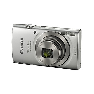 Canon PowerShot ELPH 180 Digital Camera w/Image Stabilization and Smart AUTO Mode (Silver) (Renewed)