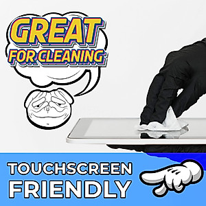 RVTUS Nitrile Gloves 5 Mil Disposable Gloves - Powder Free - Latex Free (100, X-Small)