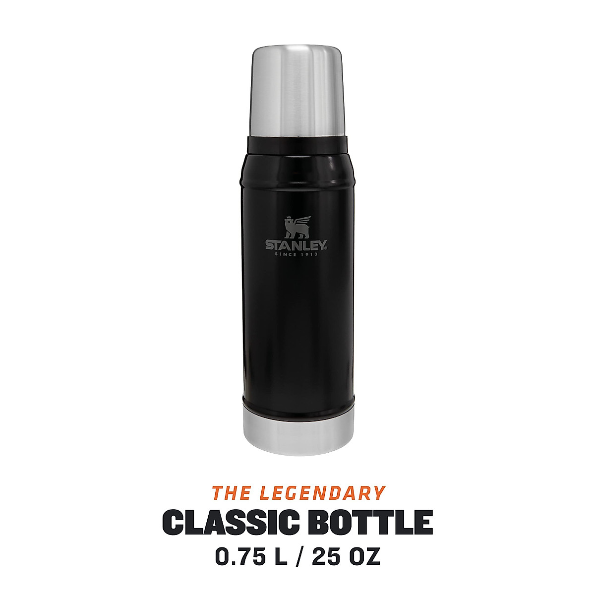 Stanley Classic Vacuum Bottle 0.75L (Matte Black)