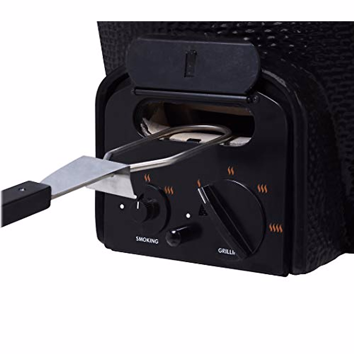 VISION Grills Ceramic Kamado (Large, Black Bundle)