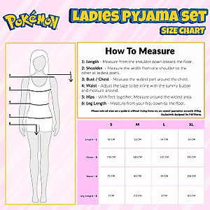 Pokemon Pyjamas for Women Teenagers Summer Pikachu Ladies Lounge Wear Sets 2 Piece (as1, alpha, l, regular, regular, Standard, Grey/Pink)