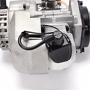 Engine TBVECHI 49CC 2-Stroke Minimoto Engine Pull Start Engine Motor Pocket Mini Buggy or Mini Four-Wheeler ATV