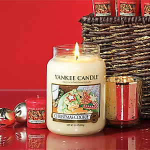 YANKEE CANDLE Christmas Cookie Large Jar Candle
