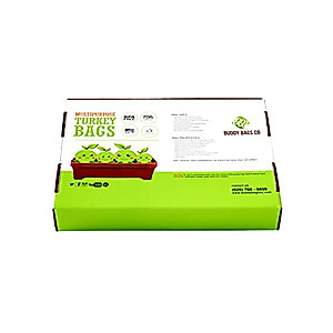 Buddy Bags Co Multipurpose Turkey Oven Bags - 19" x 24.5" - 100 Pack