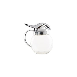 Millvado Syrup Dispenser, Restaurant Style Glass Honey or Maple Syrup Dispenser,10 Ounces, Dishwasher Safe