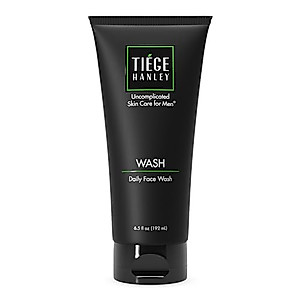 Tiege Hanley Daily Men's Face Wash - Gentle Fragrance-Free Cleansing Agent for Men - 6.5 Ounces