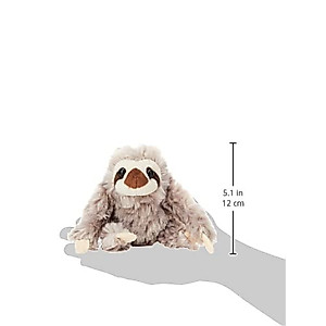 WILD REPUBLIC Pocketkins Sloth Stuffed Animal, Five Inches, Gift for Kids, Plush Toy, Fill is Spun Recycled Water Bottles, 5 inches, Model Number: 21193