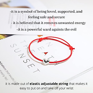 Kabbalah Red String Bracelet Protection,Red Bracelet For Protection,Red Bracelets For Women,Friendship Love Bracelets,Best Friend Charm Bracelets,Red bracelets,Pulseras Rojas De Protección Para Mujer