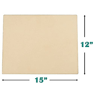 Open Faced Grill Pizza Oven for Gas or Charcoal Grill, Includes Ceramic Pizza Stone