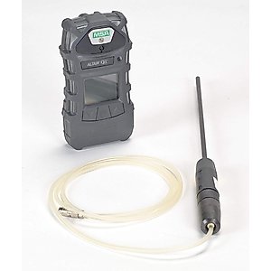 MSA 10116928 ALTAIR 5X Multi-Gas Detector - (O2, CO, H2S), 10' Line, 1' Probe, Charcoal Device with Color Display, Portable Gas Monitor, UL/CSA, Includes Instrument/Line/Probe
