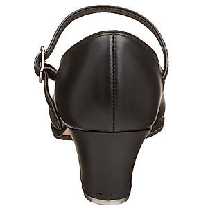 Capezio womens Jr. Footlight Tap Shoe, Black, 7.5 M US