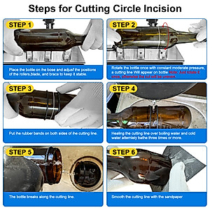 Smasener [Upgraded]Bottle DIY Craft Kit (GlassCutting)