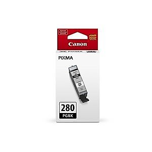 Canon PGI-280 Pigment Black Ink Tank Compatible to printer TR8520, TR7520, TS9120 Series,TS8120 Series, TS6120 Series, TS9521C, TS9520, TS8220 Series, TS6220 Series