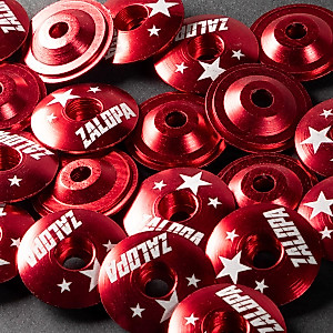 ZALOPA Classic 1 1/8 inch Super Light Weight About 8g Headset Tube Cover stem Cap for MTB Road Bike Forks Red