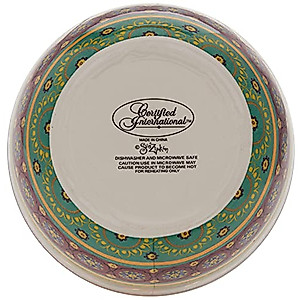 Certified International Tunisian Sunset Ice Cream Bowls (Set of 4), 5.25", Multicolor