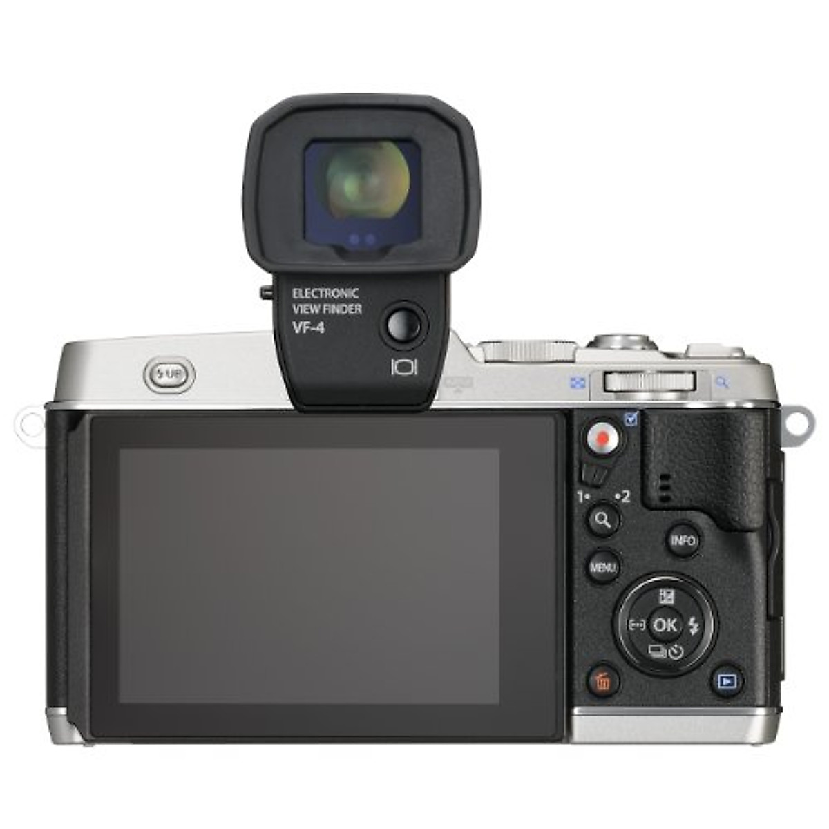 Olympus E-P5 16.1 MP Mirrorless Digital Camera with 3-Inch LCD and 17mm f/1.8 lens (Silver with Black Trim)