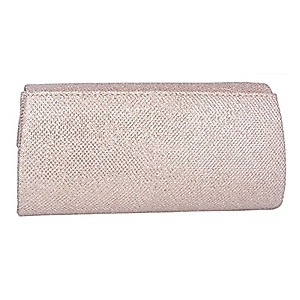 Adoptfade Womens Glitter Envelope Evening Clutch Vintage Bag,Gold