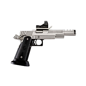 C-MORE Systems Micro Red Dot Sight RTS2B V5, 6 MOA, 1x Magnification, Made of Aircraft Grade Aluminum, Adjusts for Wind & Elevation, Ultra Bright, All Weather, Waterproof, Lightweight, Matte Black