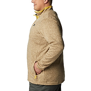 Columbia Men's Sweater Weather Full Zip, Ancient Fossil Heather, Large