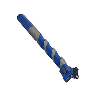 Auniwaig Forstner Drill Bits, 16mm Dia Wood Hole Saw, Auger Opener Cemented Carbide, 125mm Length Woodworking Hinge Hole Drilling Boring Bit Cutter, Hex Shank, Blue, 1 Pcs