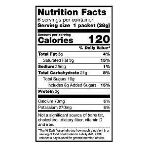 Maxwell House Iced Hazelnut Latte with Foam All in One Drink Mix, 5.82 oz, 6 Packets