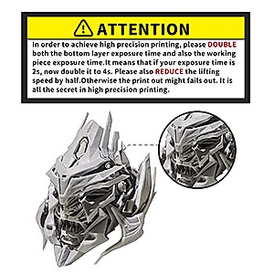 EDSRDXS Engineering High Toughness 3D Print Resin 405nm Extreme Rigid Tough, High Surface Hardness, Wear Resistance, Thermal Shock Tolerance, Lower Odor Photopolymer Resin for LCD DLP 3D Printing