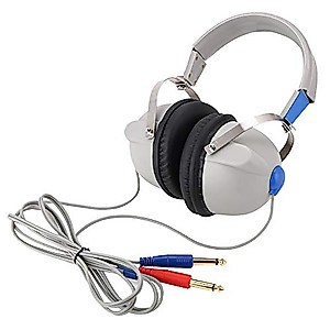 Focket Audiometer Headphone, Professional High-Sensitivity 3dB Audiometric Hearing Screening Headphone Air Conduction Audiometer Intelligent Hearing Tester, Easy to Use for School and Hospital