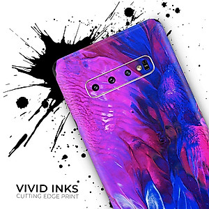 DesignSkinz Liquid Abstract Paint V22 Protective Vinyl Decal Wrap Skin Cover Compatible with The Samsung Galaxy S20 (Screen Trim & Back Glass Skin)