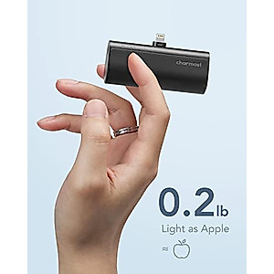 Charmast Small Portable Charger 5000mAh, Ultra-Compact 20W PD Fast Charging Power Bank Mini Battery Pack Compatible with iPhone 14/14 Pro Max/13/13 Pro Max/12/12 Pro Max/11/XR/X/8/7/6, and More