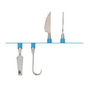 Xiem Tools Serrated Hook and Knife Tool (Double-Ended) for Pottery and Ceramics