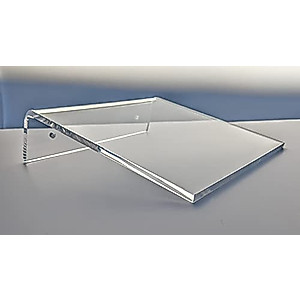 8" Long Clear Floating Shelf (14" deep)