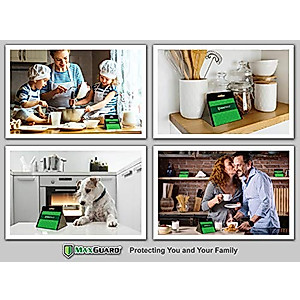 MaxGuard Pantry Moth Traps (4 Traps Trial Pack) Extra Strength Pheromones | Non-Toxic Sticky Glue Trap for Food and Cupboard Moths in Your Kitchen | Trap and Kill Seed Grain Flour Meal Moths |