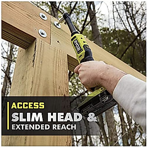 RYOBI ONE+ HP 18V Brushless Cordless 1/4 in. Extended Reach Ratchet (Tool Only) - PBLRC01B