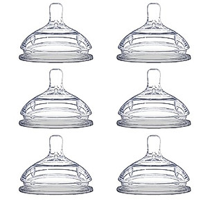 Comotomo Replacement Nipples, Medium Flow - 2 Count, 3 Packs