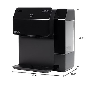 GE Profile Opal Ice Dispenser | Countertop Nugget Ice Maker with Ice Dispenser & 1-Gallon Side Tank | Ice Machine with WiFi Connectivity | Smart Home Kitchen Essentials | Satin Black