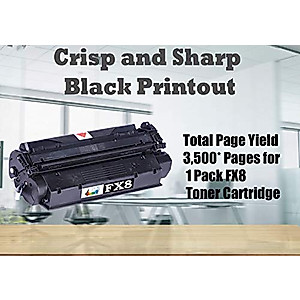 1-Pack 4Benefit Compatible for FX-8 S35 Toner Cartridge FX8 7833A001AA High Yield Replacement for imageClass D300 D320 D340 D360 D383 FAX L380 L380S L390 MF3240 PC-D320 Printer (Black)