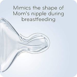 NUK Smooth Flow Anti Colic Disney Baby Bottle, Mickey Mouse, 10 oz, 3 Pack