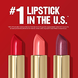 REVLON Lipstick, Super Lustrous Lipstick, Creamy Formula For Soft, Fuller-Looking Lips, Moisturized Feel in Pinks, Softsilver Rose (430) 0.15 oz
