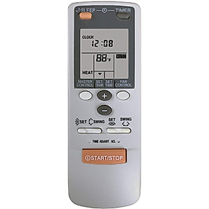 Replacement Air Conditioner Remote Control for Fujitsu Ar-jw1 Ar-jw11 Ar-jw13 Ar-jw17 Ar-jw19 Ar-jw2 Ar-jw27 Ar-jw28 Ar-jw30 Ar-jw31