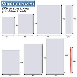 Aegero Cello Cellophane Treat Bags, 200 Pcs 4x6 Inches Clear Cellophane Bags with 200 Twist Ties for Gift Wrapping,Packaging Candies,Dessert,Bakery,Party Favors